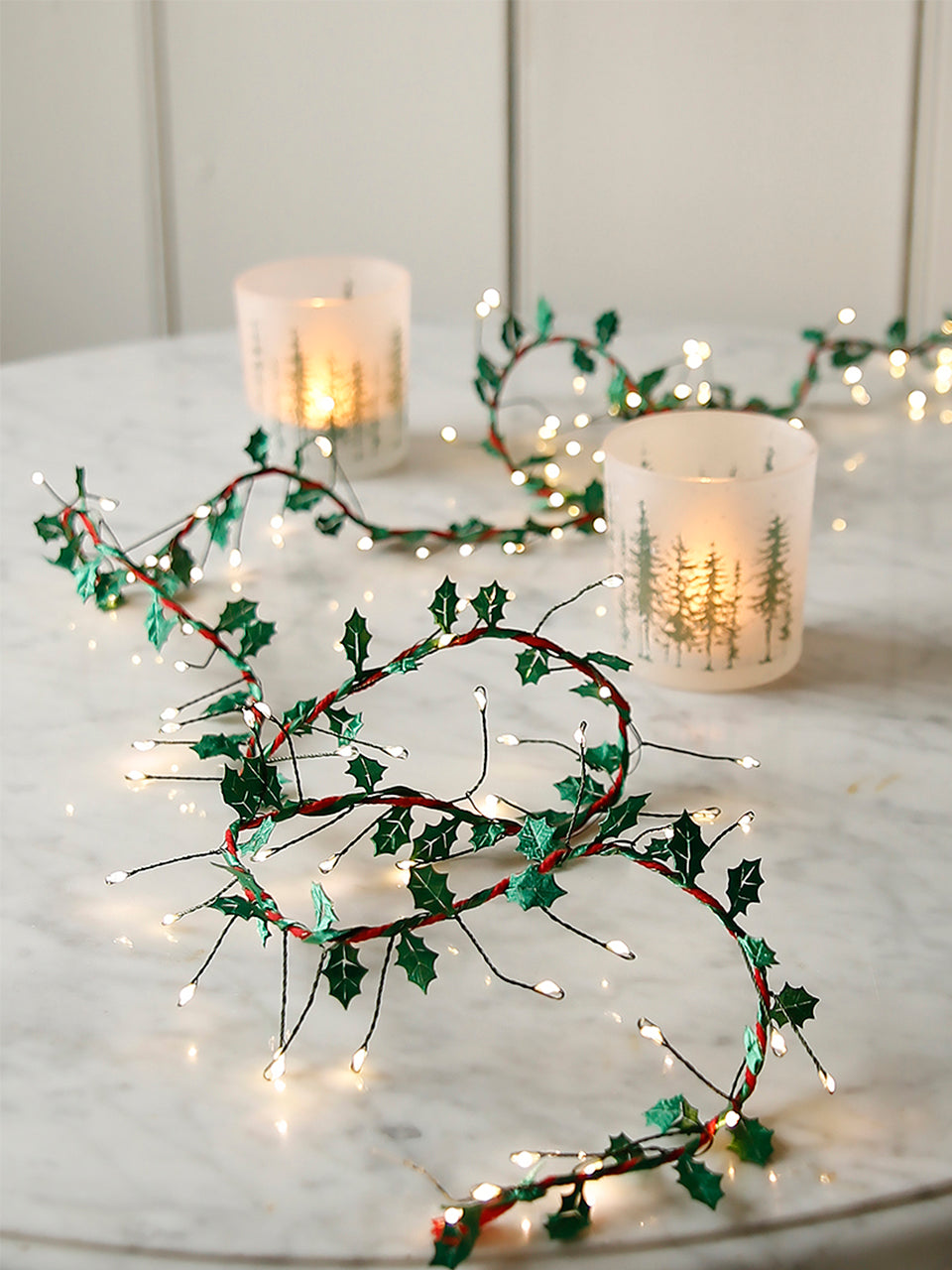 Holly Leaf String Lights – Clem & Co
