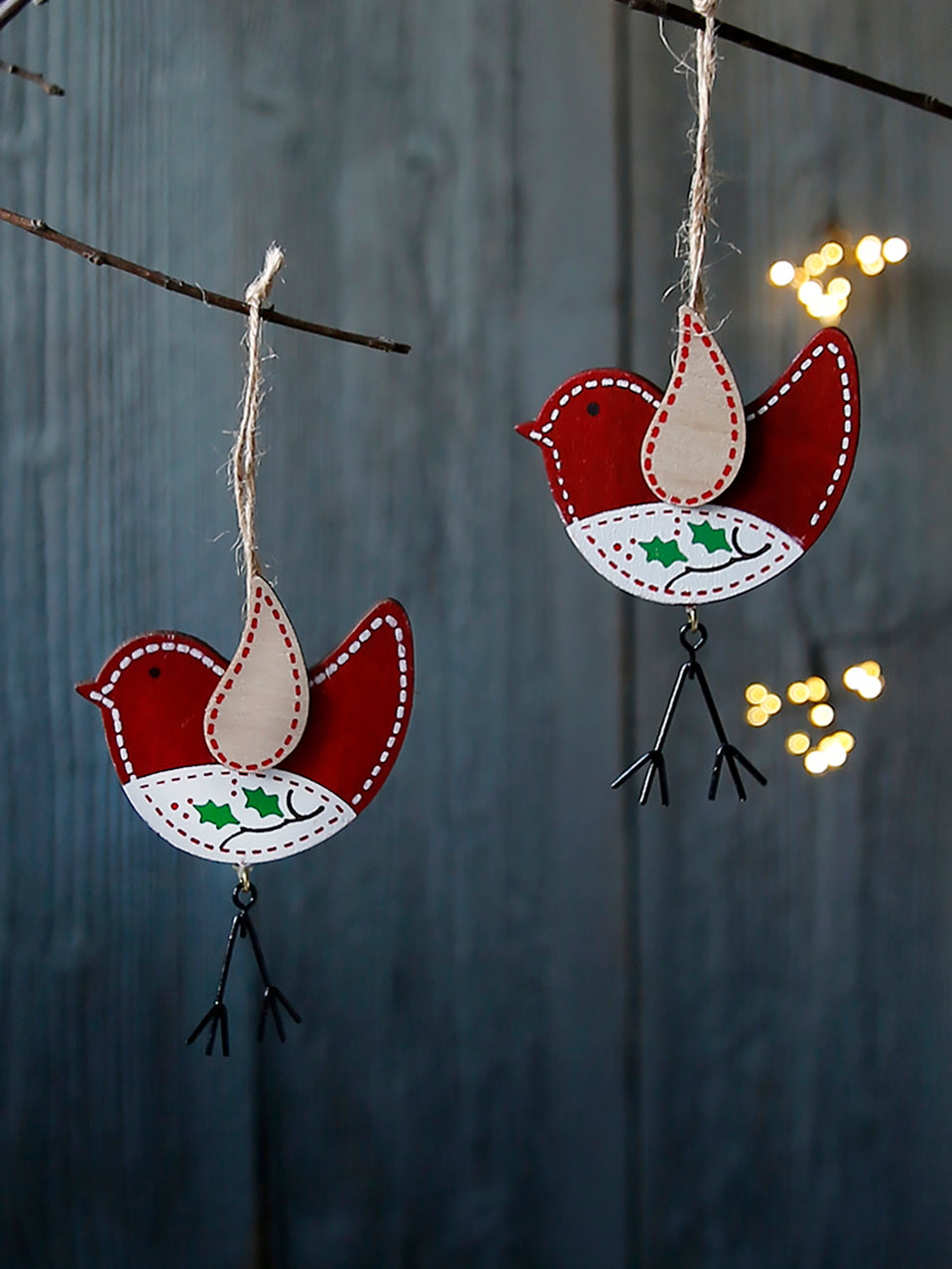Robin With Dangly Legs Decoration – Clem & Co