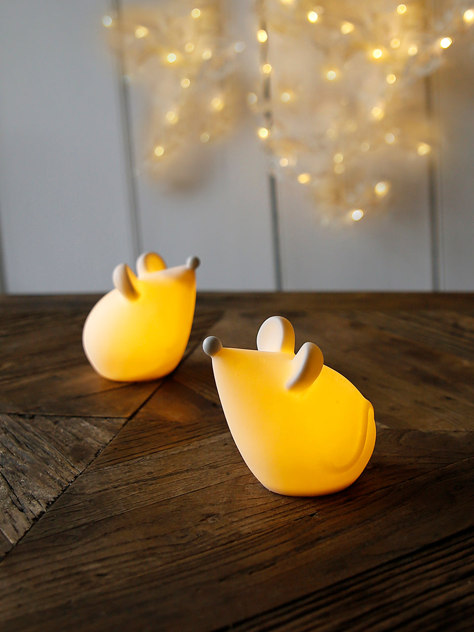 White Ceramic Mouse Light – Clem & Co
