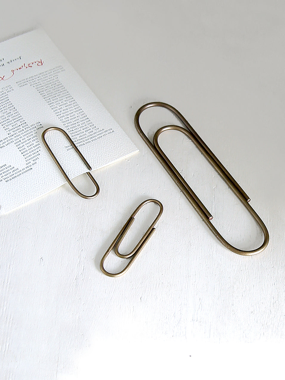 Brass Paper Clip – Clem & Co