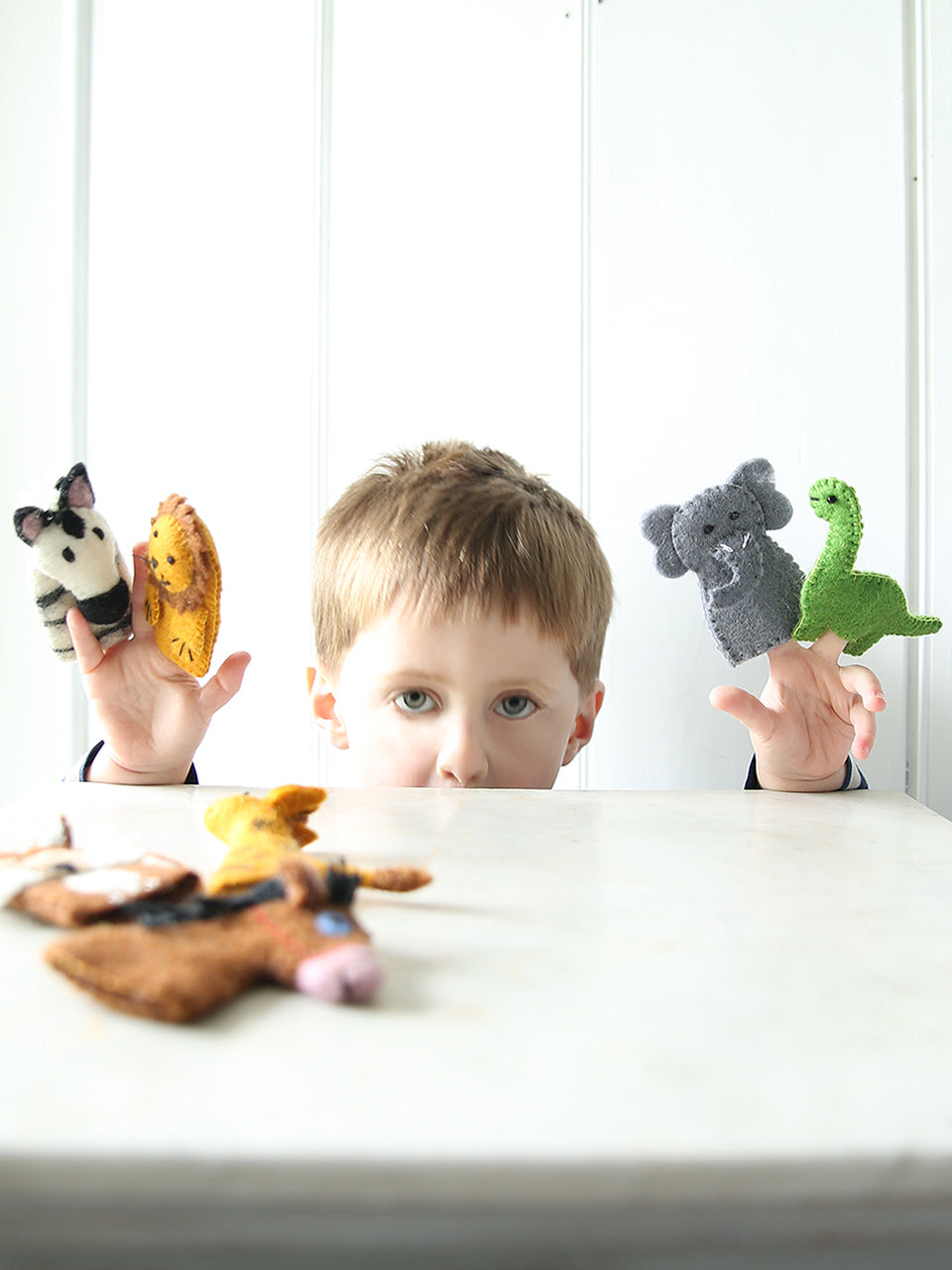 Felt Fairtrade Animal Finger Puppets – Clem & Co